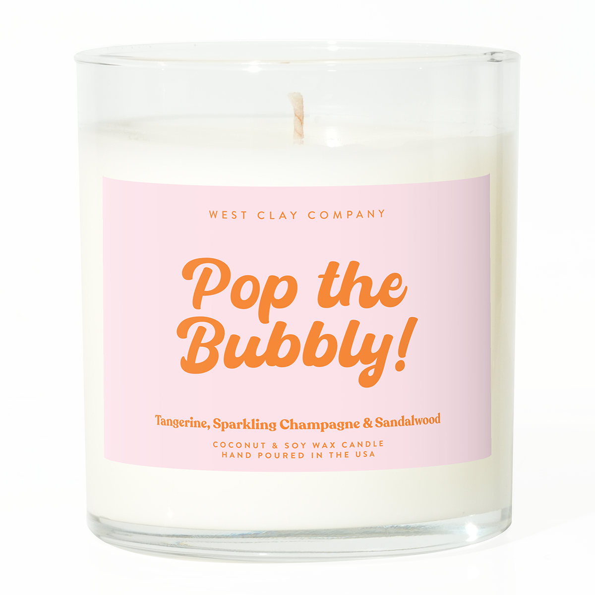 Pop the Bubbly! Celebration Candle for Congratulations, Engagement, New ...